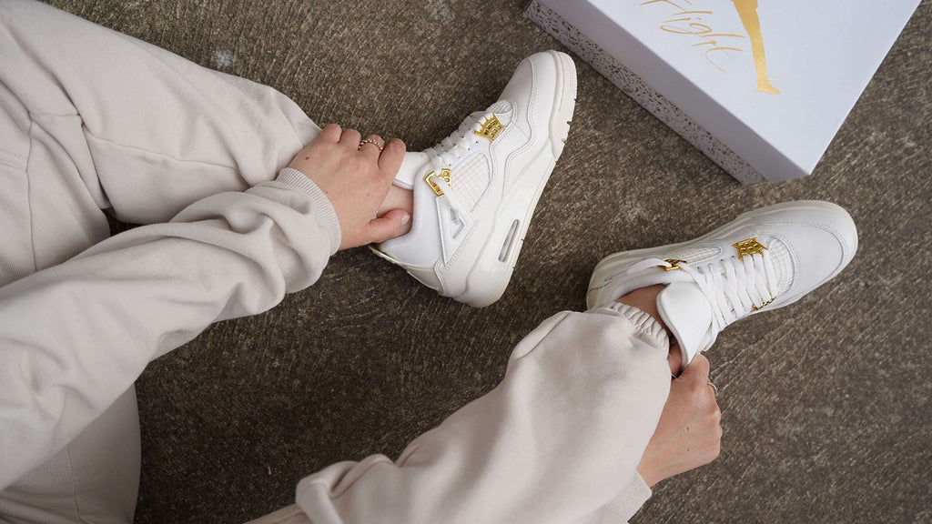 Dropping this week! Women's Nike Air Jordan Gold Metallic in a full si ...