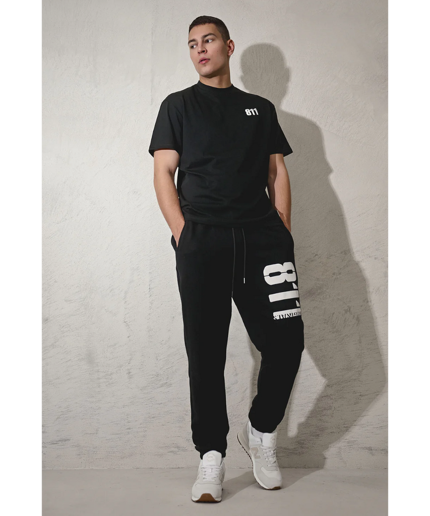 Official 811 Originals Unisex King St Sweatpants in Black at ShoeGrab