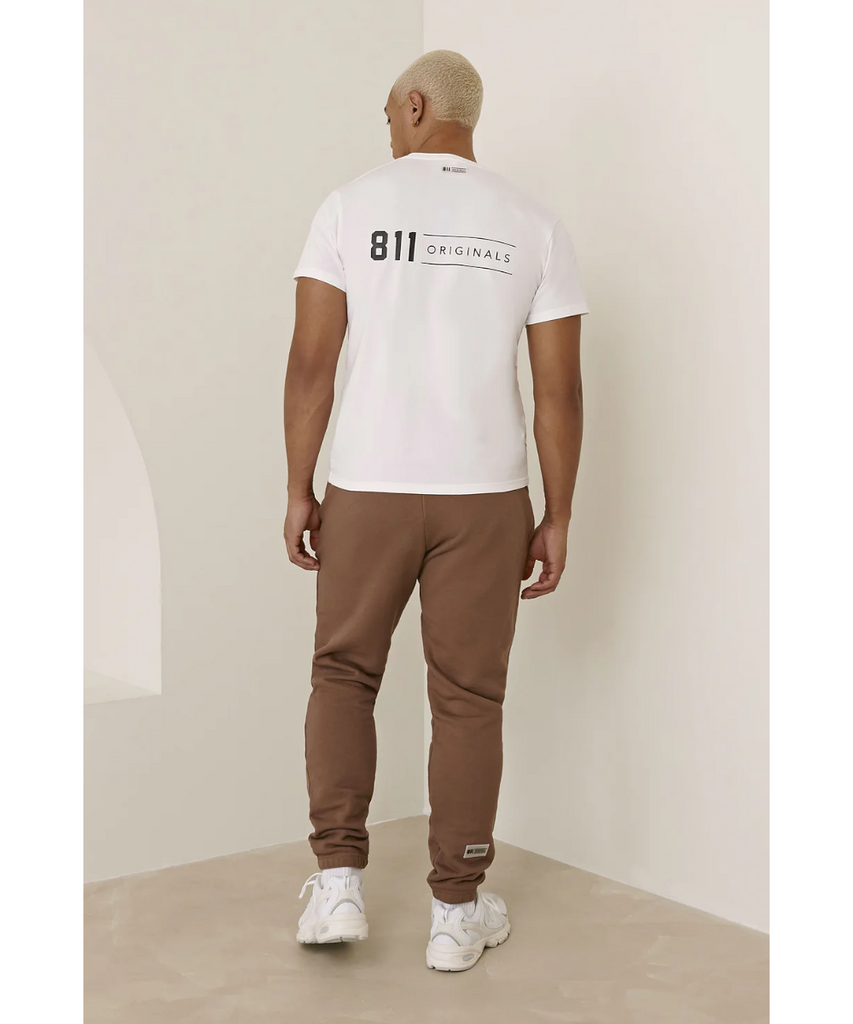 Official 811 Originals Unisex Logo Tee in White at ShoeGrab