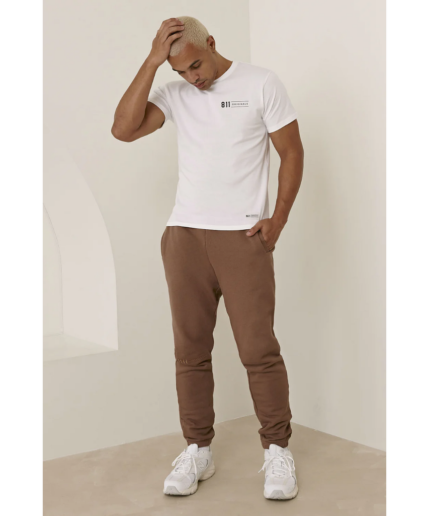 Official 811 Originals Unisex Logo Tee in White at ShoeGrab