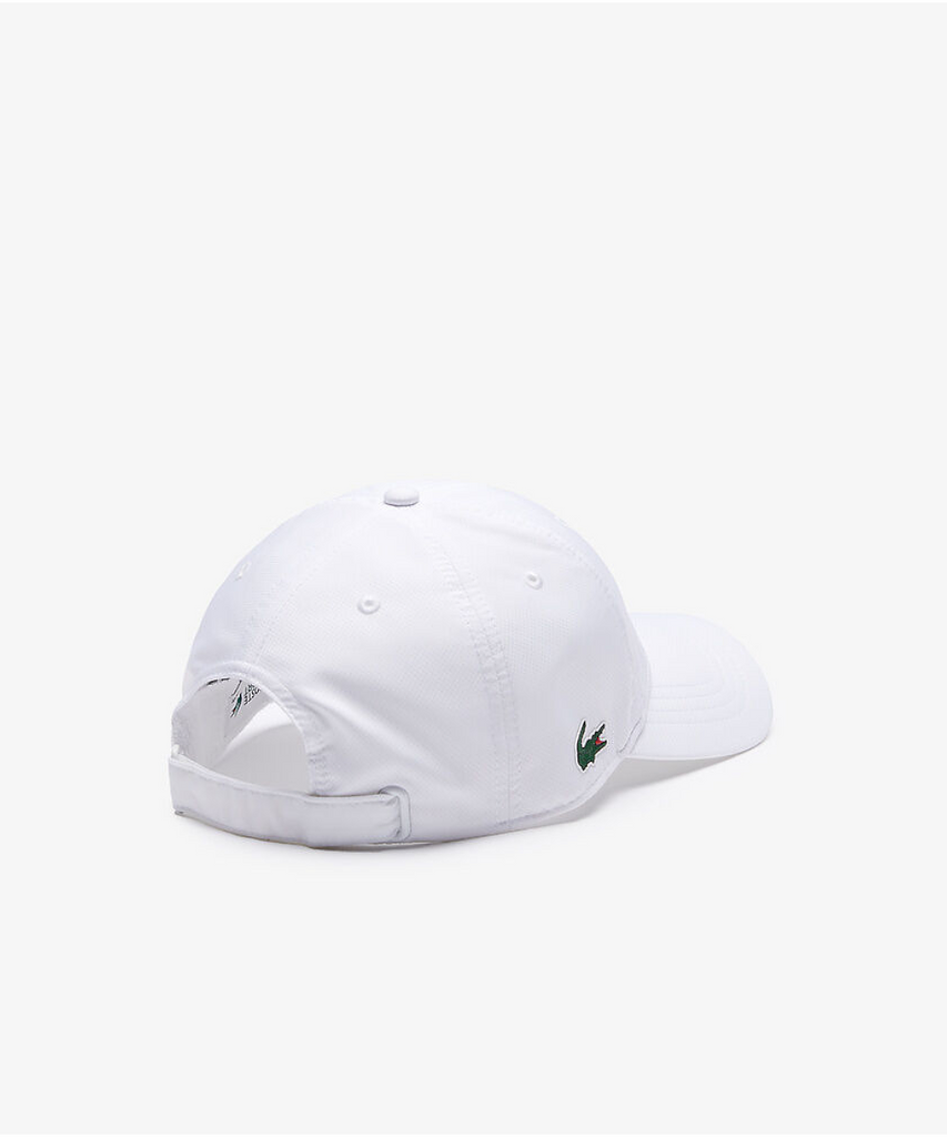 Official Lacoste Side Croc SPORT Cap in White at ShoeGrab