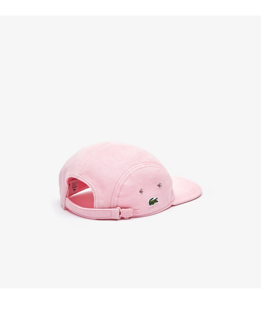 Official Lacoste Unisex Girolle Organic Cotton Pique Cap in Pink at ...