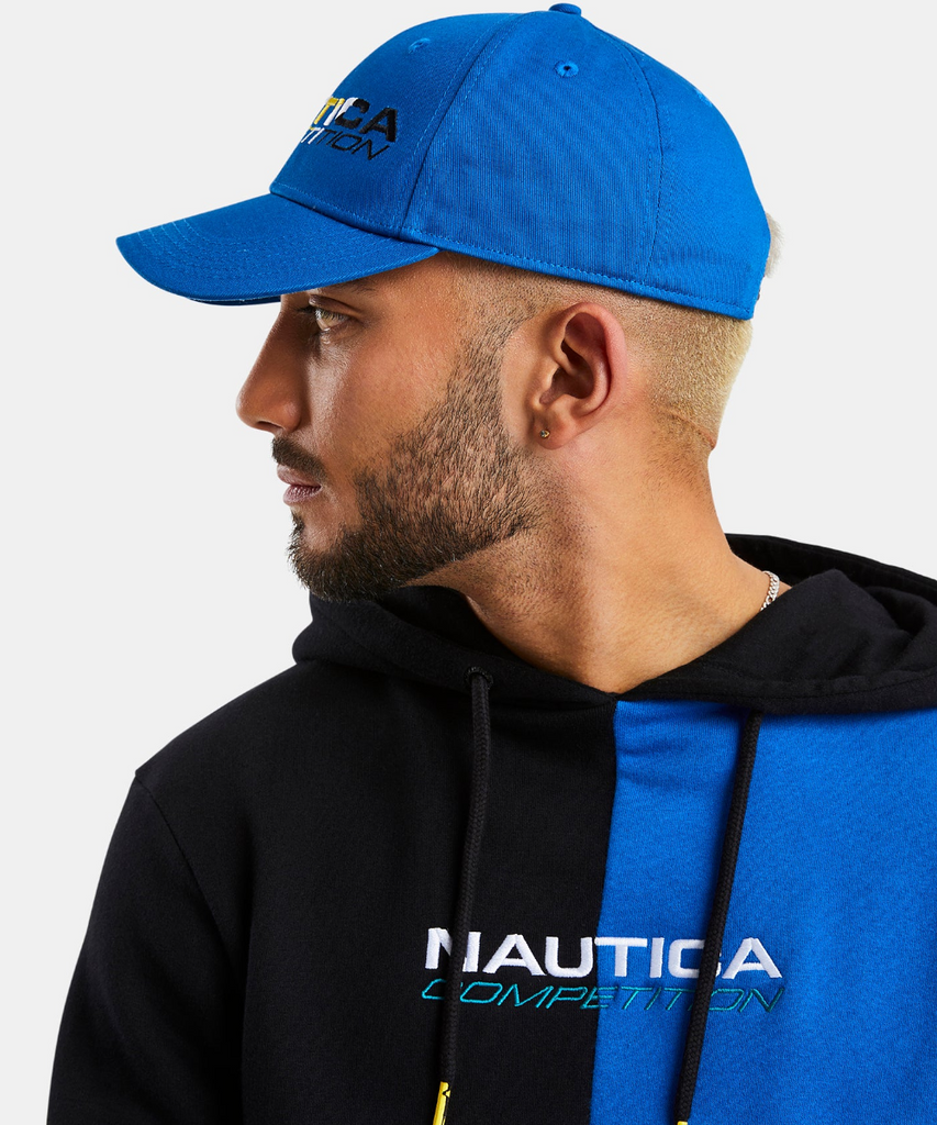Official Nautica Competition Compass Snapback Cap in Royal Blue at ShoeGrab