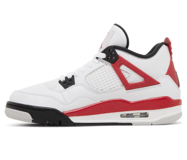(GS) Nike Air Jordan 4 Retro (Red Cement) – ShoeGrab
