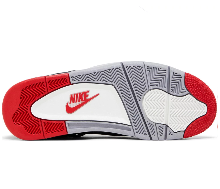 Men's Nike Air Jordan 4 Retro (Bred Reimagined) at ShoeGrab