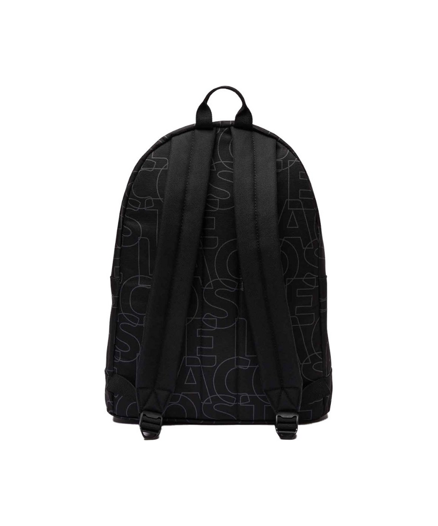 Official Lacoste Neocroc Seasonal Backpack in Noir at ShoeGrab