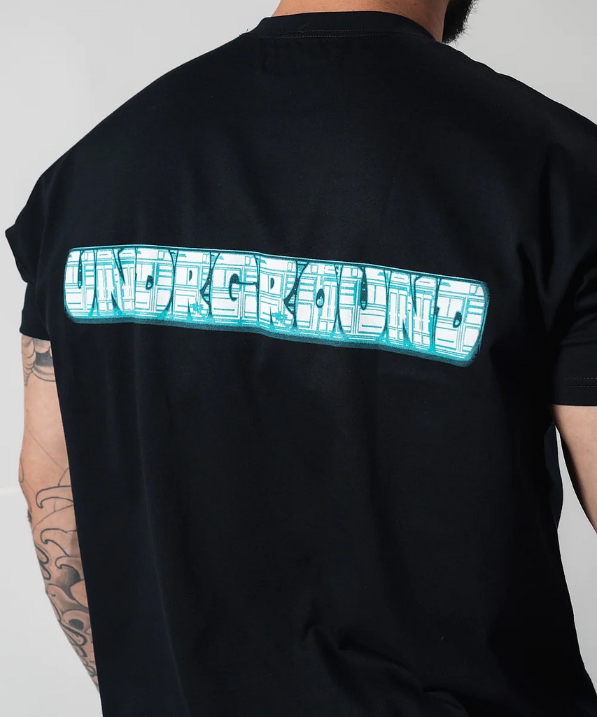 Official UNDRGROUND Subway Tee in Black at ShoeGrab