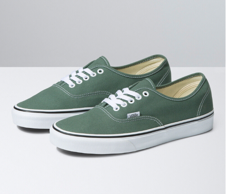 Official Vans Authentic in Duck Green at ShoeGrab