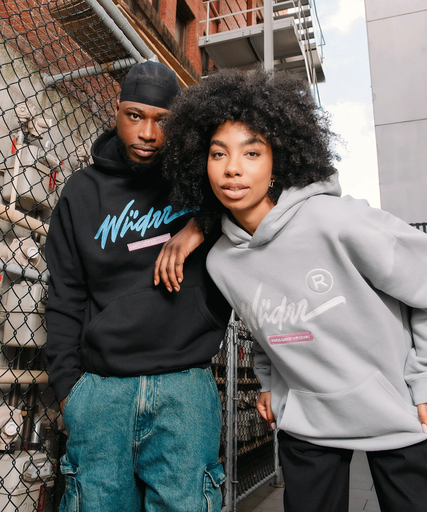 NEW ARRIVALS: WNDRR Chain Hood Sweat in Cement Grey at ShoeGrab