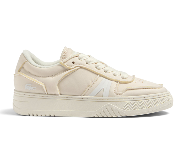 Official Women's Lacoste L001 Crafted 123 1 SFA in Off White at ShoeGrab