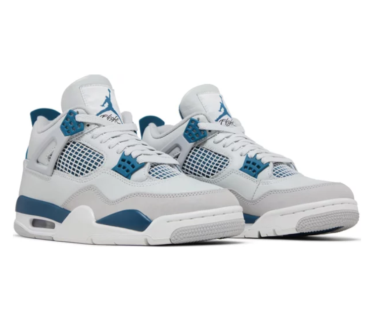 Nike Air Jordan 4 Retro Military Blue available at ShoeGrab