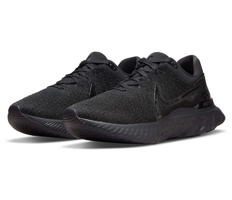 Men’s Nike React Infinity Run FK3 (Black/Black) – ShoeGrab