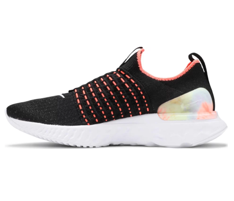 WomenÃ¢â‚¬â„¢s Nike React Phantom (Black/Mango) at ShoeGrab