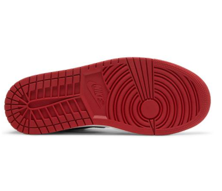 Men's Nike Air Jordan 1 Low (Bred Toe) at ShoeGrab