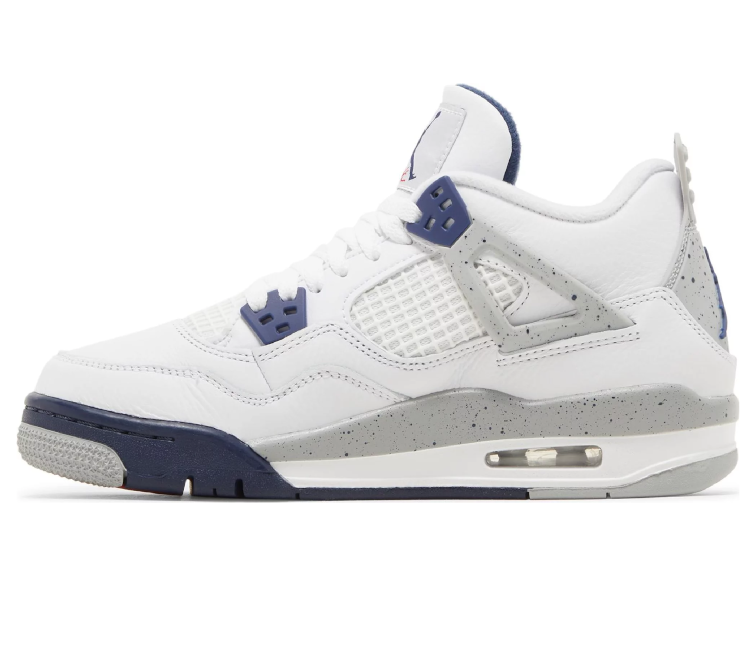 (GS) Nike Air Jordan 4 Retro (Midnight Navy) – ShoeGrab