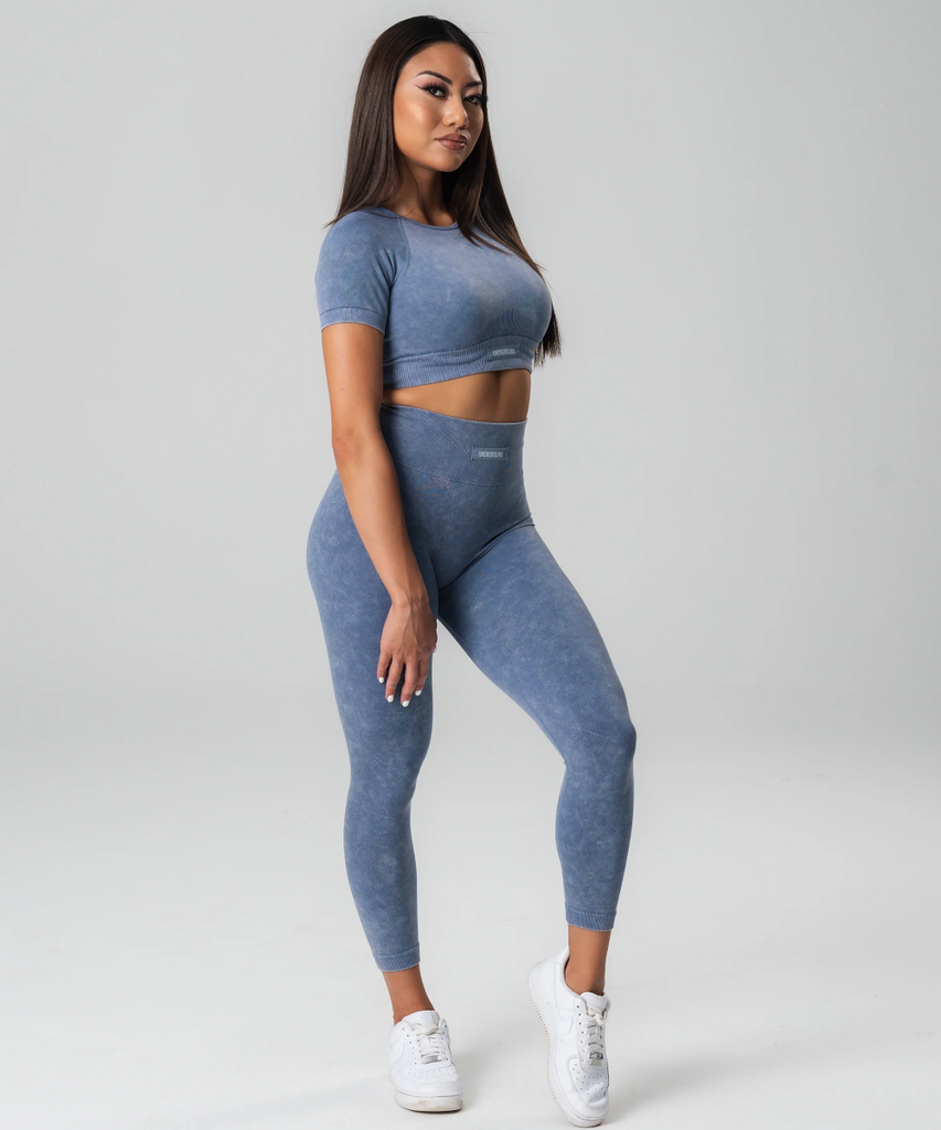 Official UNDRGROUND Seamless Tights in Marble Grey at ShoeGrab