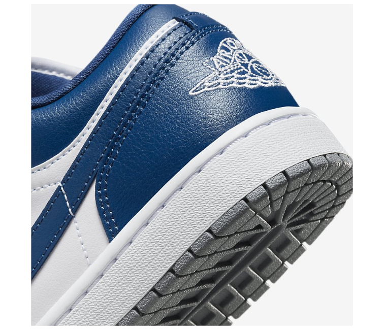 Women's Air Jordan 1 Low (Stealth Grey/French Blue) – ShoeGrab