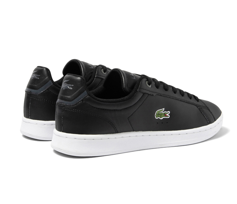 Official Men's Lacoste Carnaby Pro BL23 SMA in Black/White at ShoeGrab
