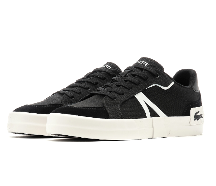 Official Men's Lacoste L004 0922 1 CMA in Black/White at ShoeGrab