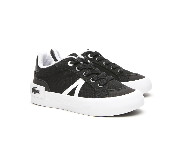 Toddlers Lacoste L004 123 1 CUI (Black/White) – ShoeGrab