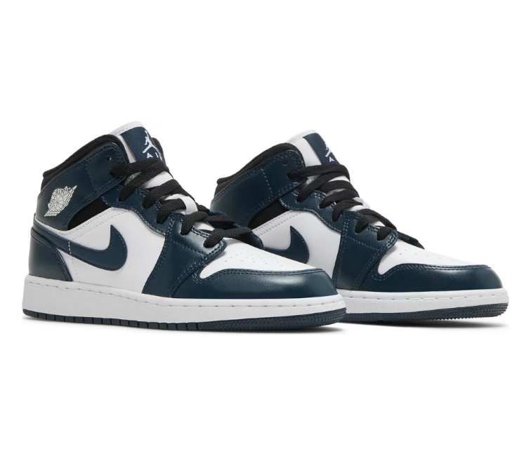 GS Nike Air Jordan 1 Mid (Armory Navy) – ShoeGrab